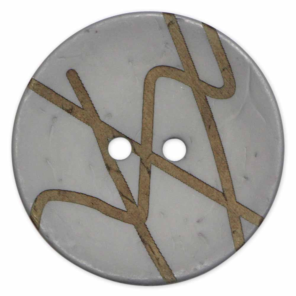 INSPIRE 2 Hole Button – 30mm (1 1/8") – 4 count – Coconut – Craftables